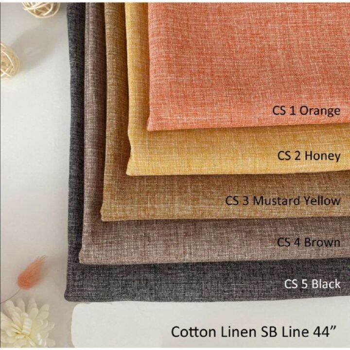 🔥Cotton Linen SB Line Bidang 44🔥 | Lazada
