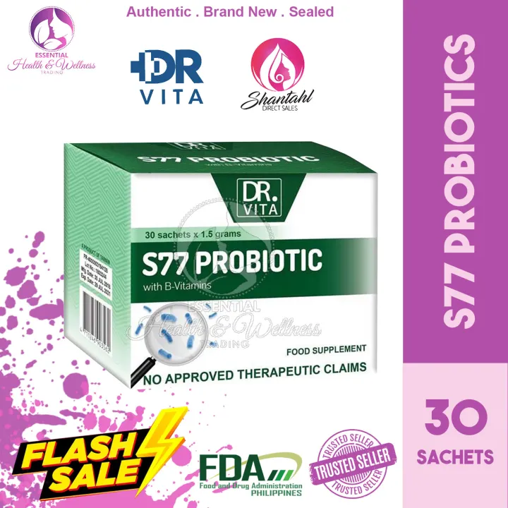 Dr. Vita S77 Probiotic with B-Vitamins 30 sachet | Lazada PH