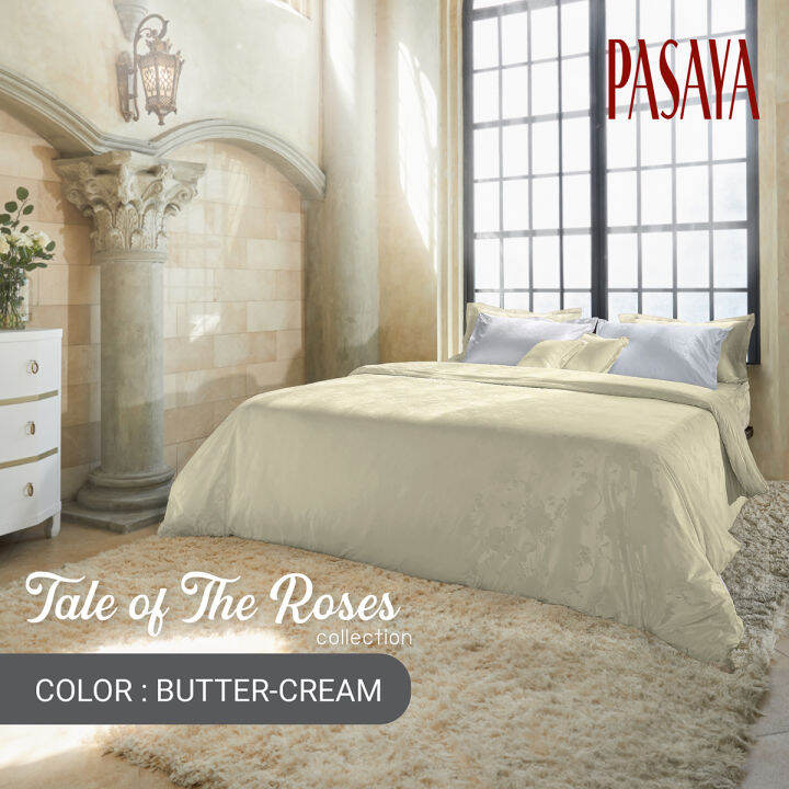 PASAYA ชุดผ้าปูที่นอน 6 ฟุต KING (Set 3 ชิ้น) - TALE OF THE ROSES ...