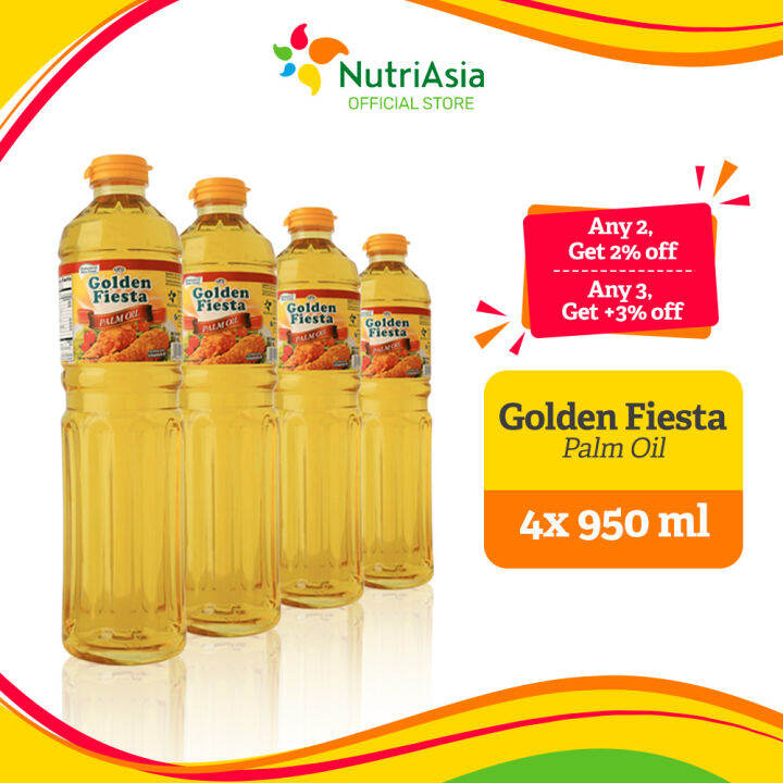 UFC Golden Fiesta Cooking Oil 950 ml Bundle of 4 | Lazada PH