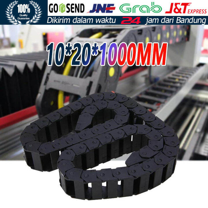 Nylon Cable Drag Chain Hole Plastic Cabling Towline 10x20mm 1meter ...
