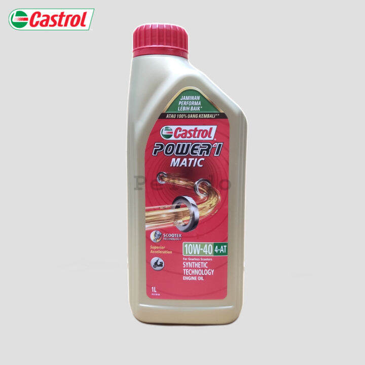 Oli Castrol Power 1 Matic 10W-30 API SN JASO MB 1L | Lazada Indonesia