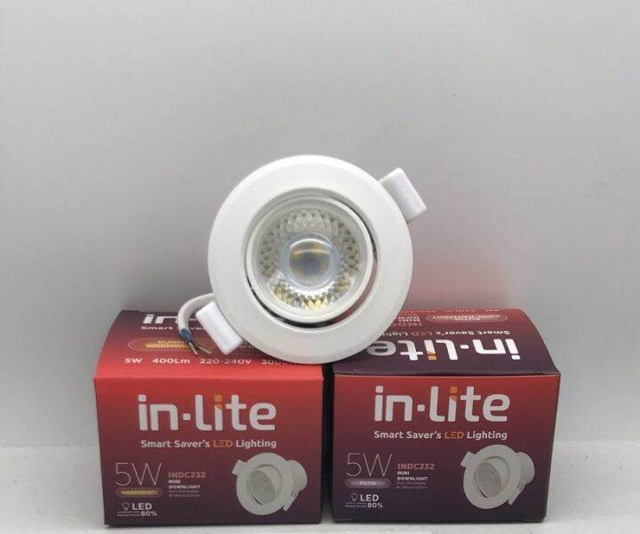 INDC232 5 Watt LAMPU SPOTLIGHT IN-LITE / INLITE / IN LITE DOWNLIGHT LED ...