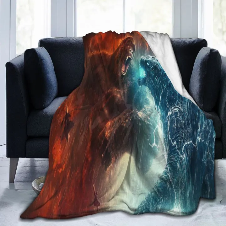 Soft Fleece Godzilla vs Kong Ending Explained Who Wins kumot Mga bata ...