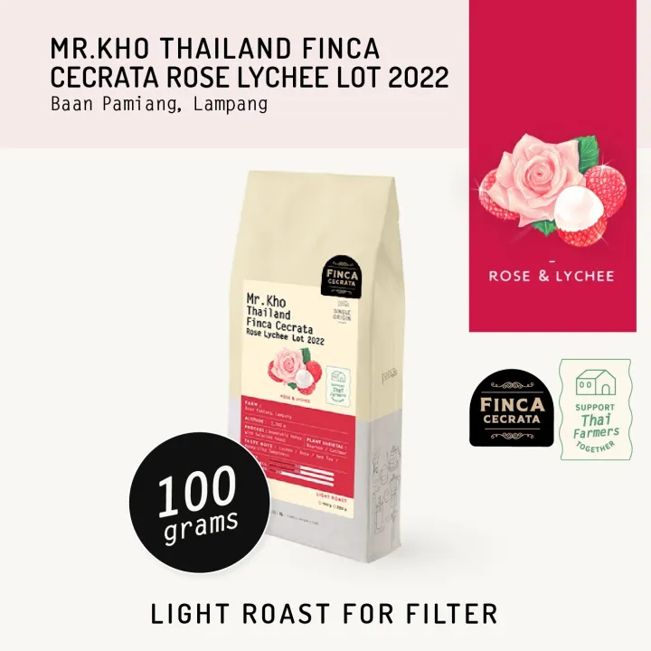 Thailand Finca Cecrata Rose Lychee Lot 2022 - Mr. Kho (Specialty Coffee ...