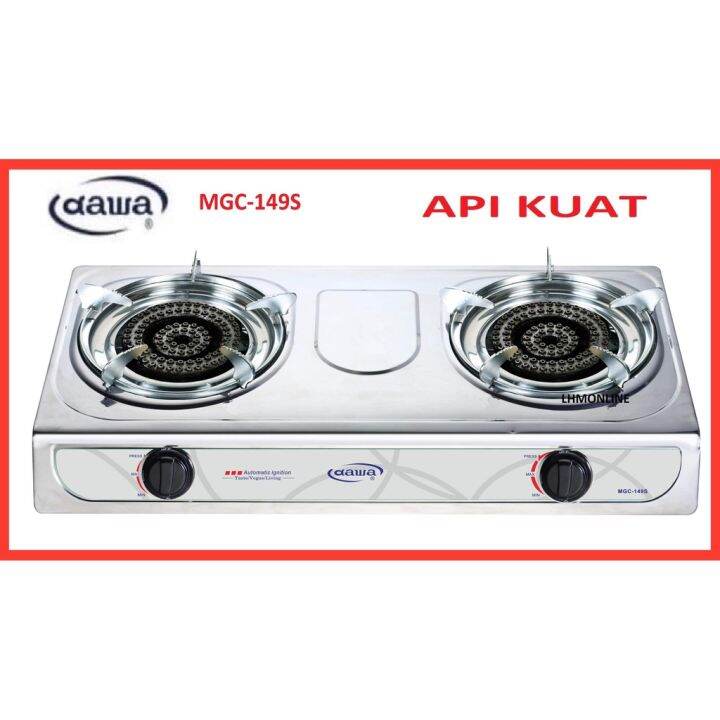 KHIND / DAWA / DAPUR INFRARED API KUAT Gas STOVE Cooker DOUBLE BURNER ...