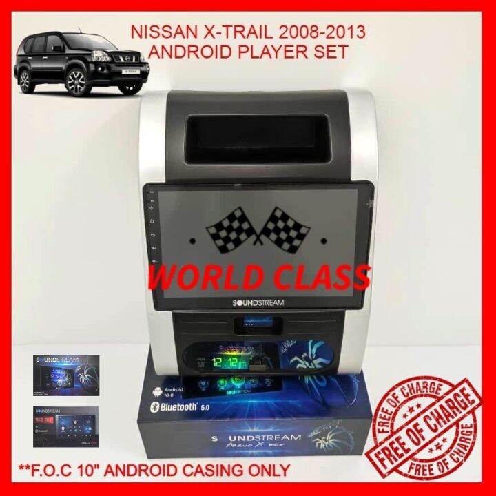 NISSAN X-TRAIL 2008-2013 SOUNDSTREAM 10" ANDROID IPS PLAYER FULL HD ...