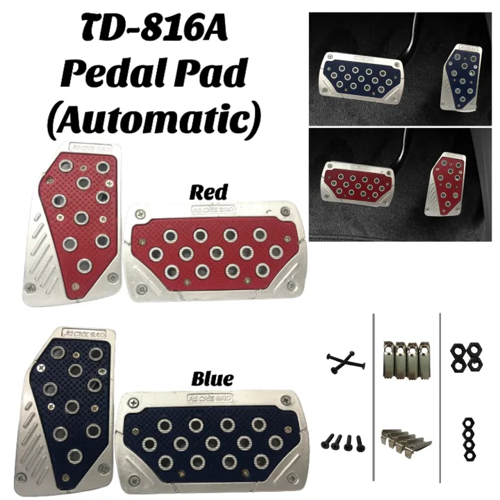 CP Universal Car Pedal Pad Automatic Car Accelerator Clutch Brake Steel ...