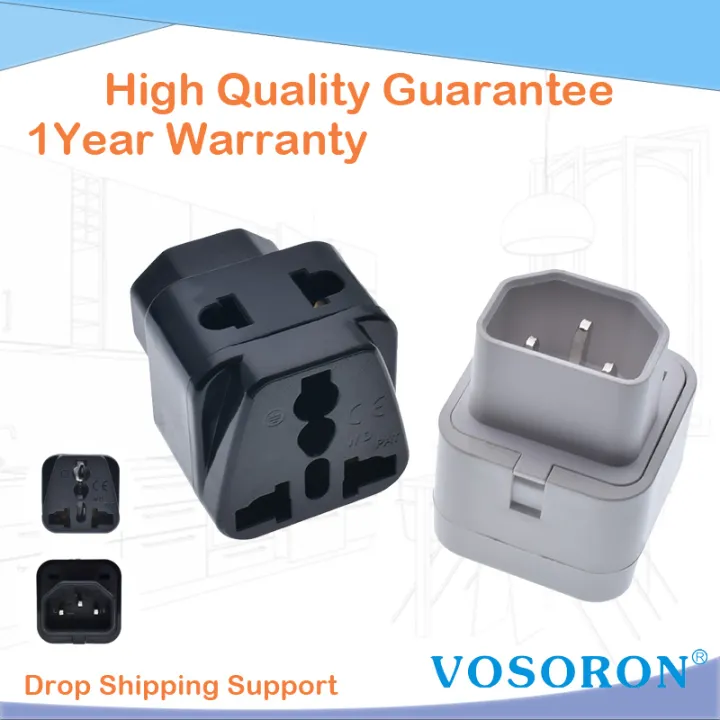 IEC 320 C14 UPS Power Connector Plug, 10A 250V Universal Female AU/US ...