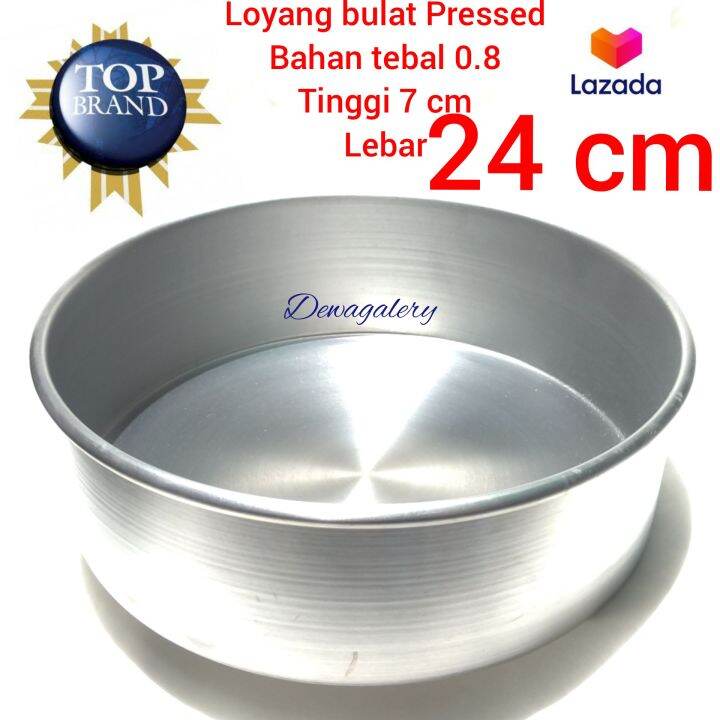 Loyang bulat 24cm/loyang bolu/loyang kue | Lazada Indonesia