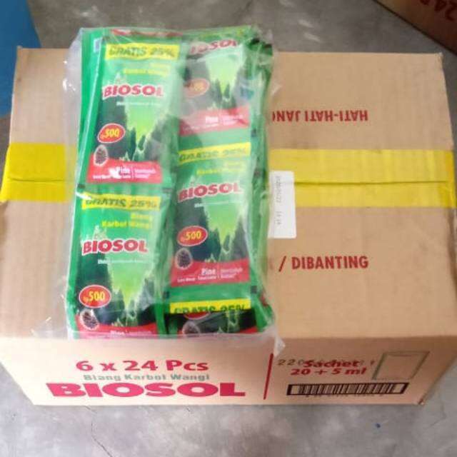 Biosol Biang Karbol 1 Dus isi 6x24pcs | Lazada Indonesia