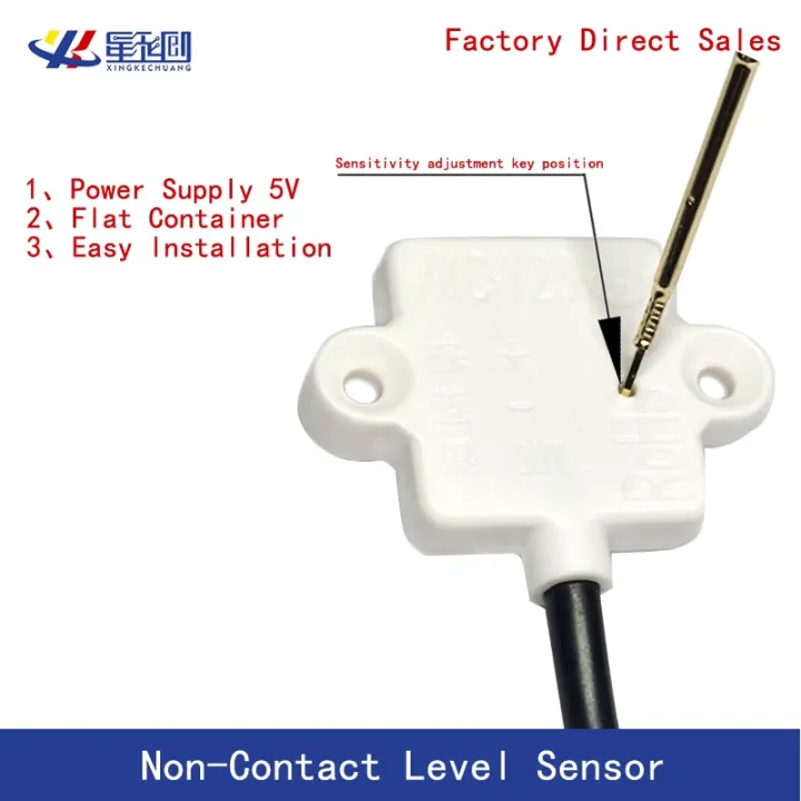 Water Level Detector Capacitor Liquid Level Sensor Switch Induction Non ...