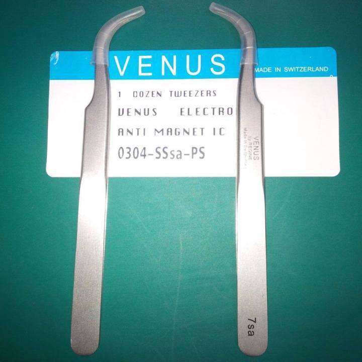 Pinset / Tweezer / VENUS 7SA BENGKOK / Pinset Lurus / Pinset Lancip ...