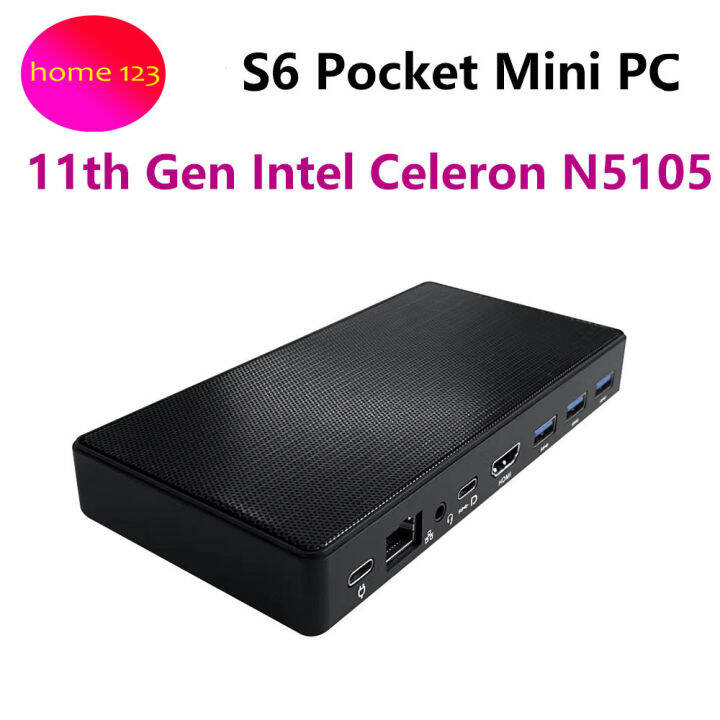 SZBOX S6 Pocket Mini PC 11th Gen Intel Celeron N5105 Mini PC Windows 11 ...