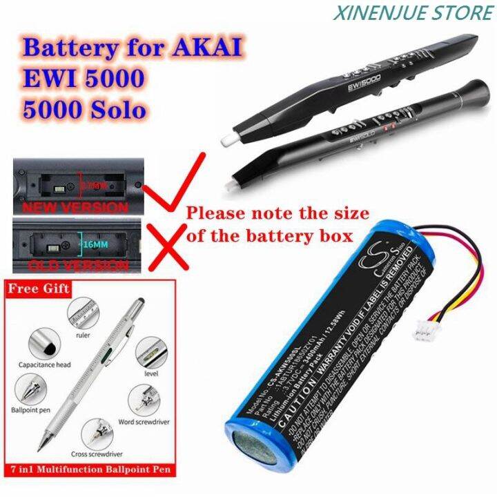 Electronic Musical Instruments Battery 1ABTUR18650ZY01 for AKAI EWI ...