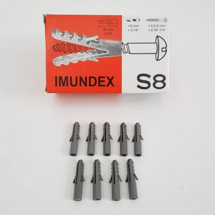 IMUNDEX - Fisher S8 Isi 100pcs Fiser Viser Piser Visher Tanam Lubang ...