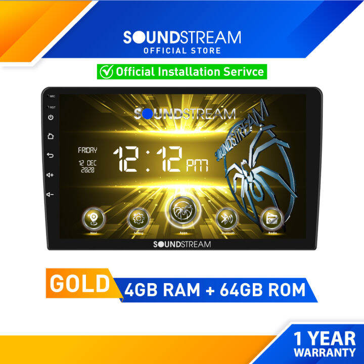 SOUNDSTREAM GOLD SERIES 360 Cam Supported DSP 4G SIM Android 10 Car ...
