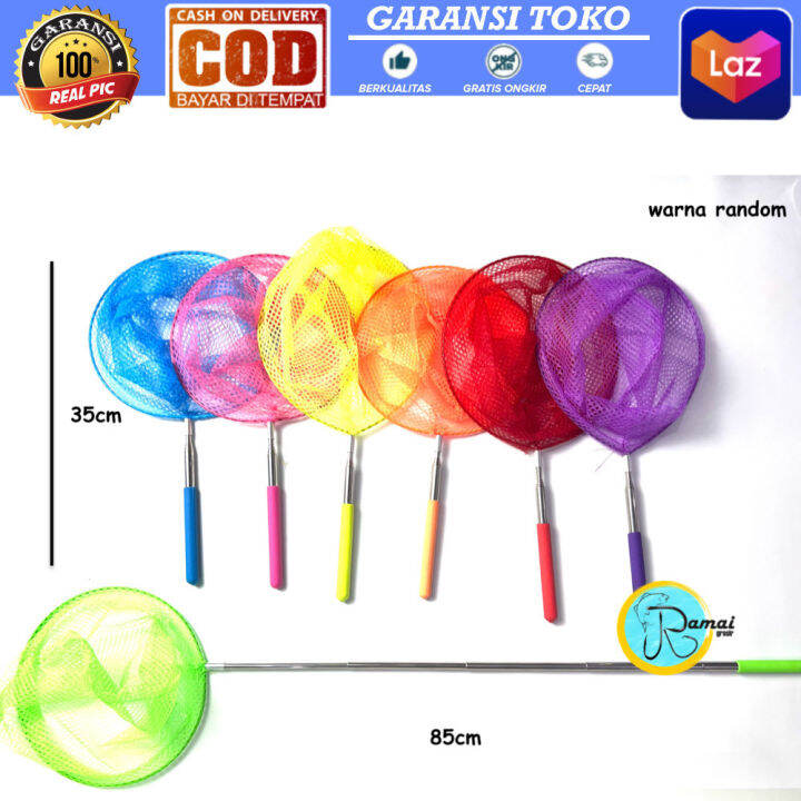 COD SEROKAN IKAN PENCEDOK TELESCOPIC NET ALUMINIUM 35cm BISA PANJANGIN ...