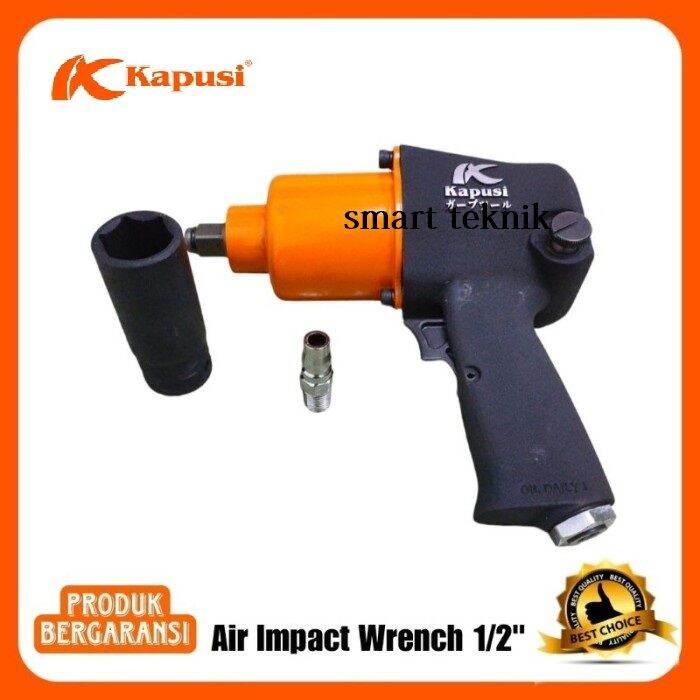 kapusi Air impact wrench 660nm kit 1/2 mesin baut impek angin kompresor ...