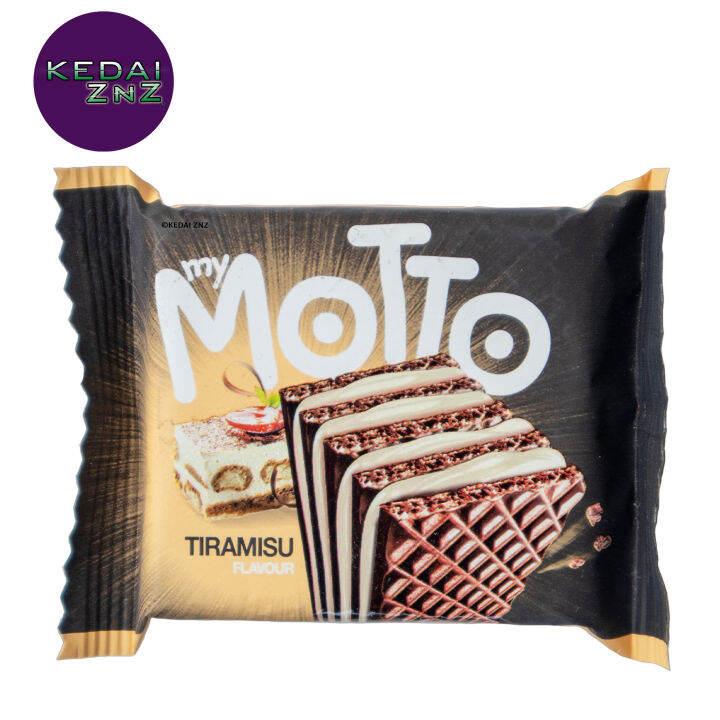 Chocolate My MOTTO TIRAMISU Wafer 34g Coklat | Lazada
