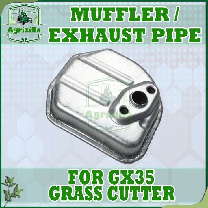 Muffler Assy / Exhaust Pipe for Honda GX35 Grass Brush Cutter | Lazada PH