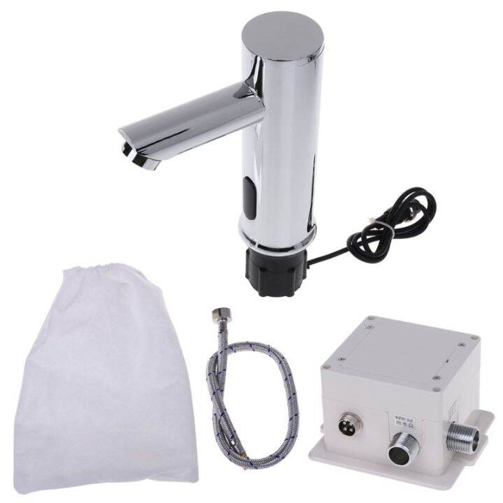 Bathroom Automatic Infrared Sensor Sink Faucet Touchless Basin Water
