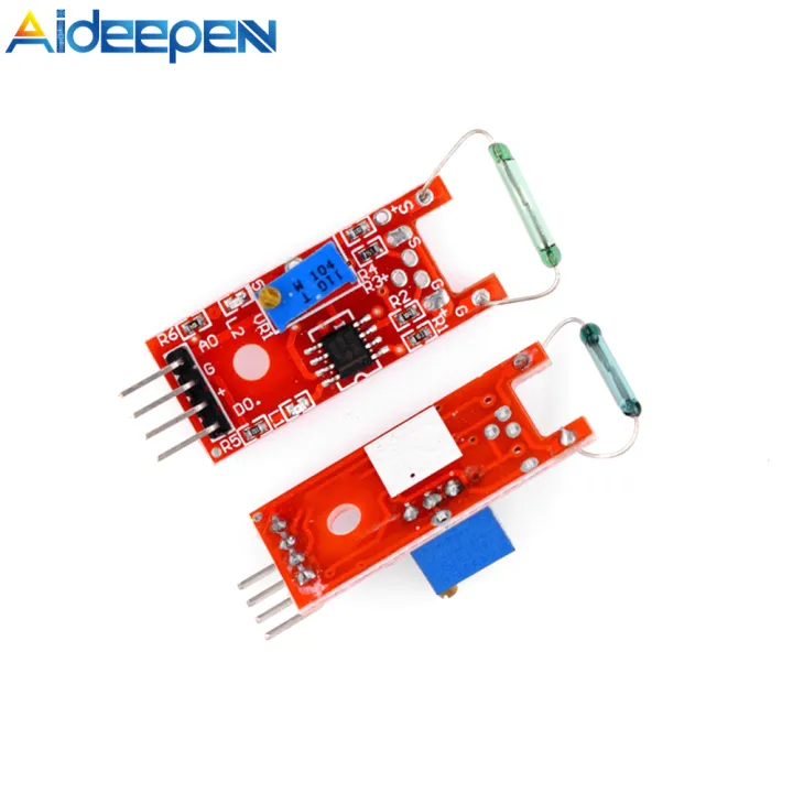 Aideepen KY-025 DC3.3V-5V 4Pin Reed Sensor Module Magnetic Dry Reed Pipe Switch Magnetron Sensor ...