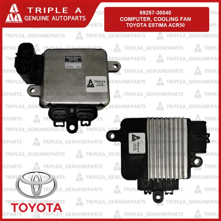 89257-30040 Genuine Toyota Computer, Cooling Fan Toyota Estima ACR50 ...