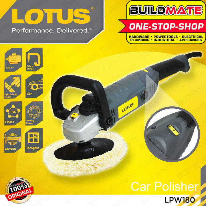 LOTUS Electric Car Polisher Buffing Machine 1300W 180mm Variable Speed ... LOTUS Electric Car Polisher Buffing Machine 1300W 180mm Variable Speed ...