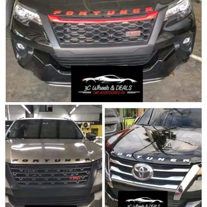 TOYOTA FORTUNER HOOD EMBLEM in CHROME (Thailand Made) | Lazada PH