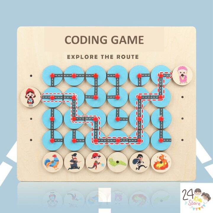 Kidssaurus Coding game Explore the route โค้ดดิ้ง เกมส์ | Lazada.co.th