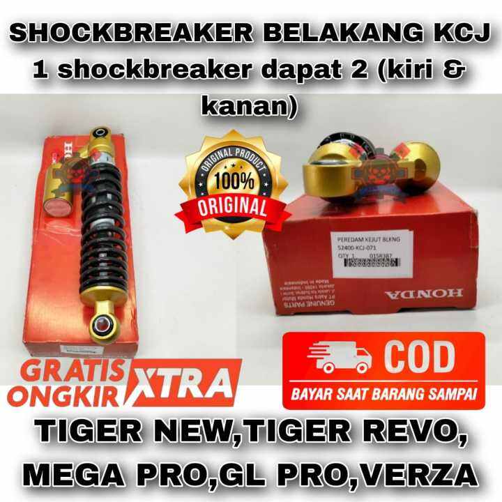 SHOCKBREAKER BELAKANG HONDA KCJ BUAT MOTOR TIGER ASLI ORIGINAL HONDA AHM | Lazada Indonesia