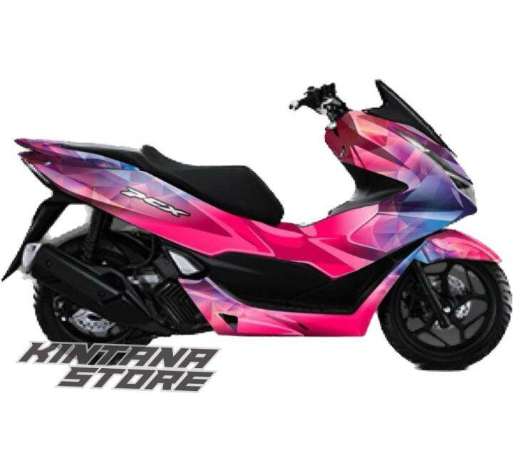 decal pcx 160 stiker full body sticker variasi motor honda new pcx 160 ...
