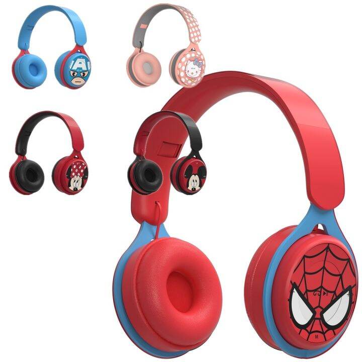 Wireless Bluetooth Kids Headsets Disney Mickey Minnie Mouse Sanrio ...