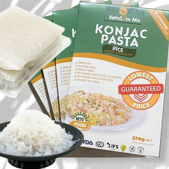 Fnmj 5 Packs - Shirataki Konjac Rice Konnyaku Keto approved | Lazada PH