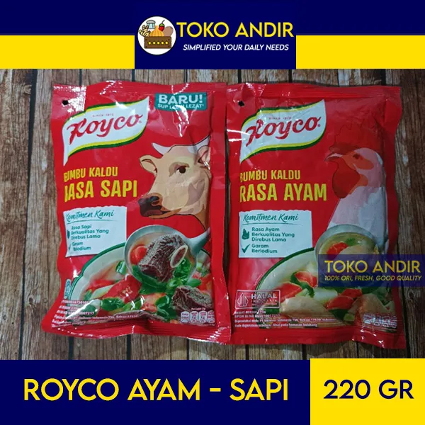 Royco Ayam 220gr / Royco Sapi 220gr [Termurah!!!] | Lazada Indonesia
