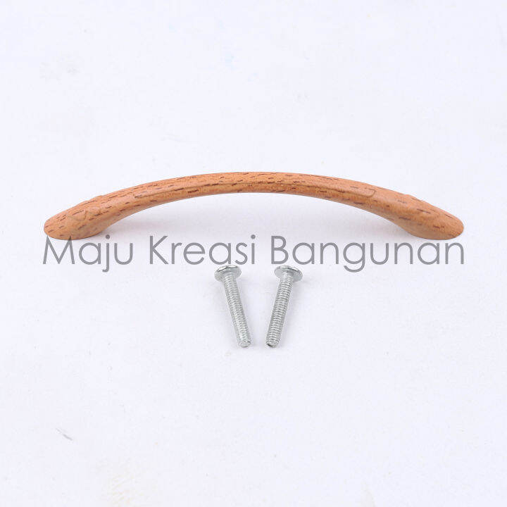 Tarikan Besi Motif Kayu Steel Handle Pintu Laci Sliding Pegangan Lemari ...