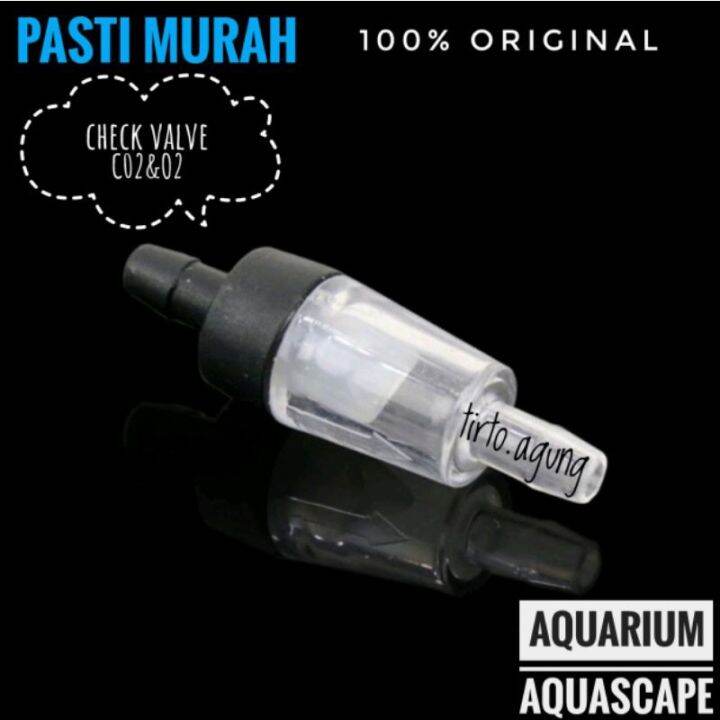 check valve CO2 dan O2 aerator pompa aquarium san aquascape penyearah ...