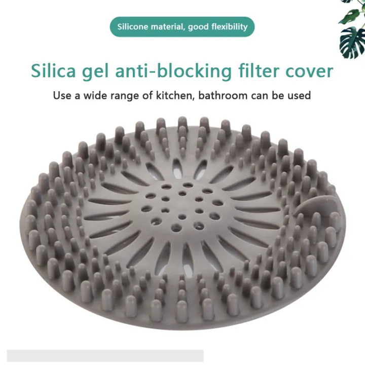 🔥🔥Toilet Sewer Hair Filter Screen Kitchen Sink Wash Basin Silicone ...