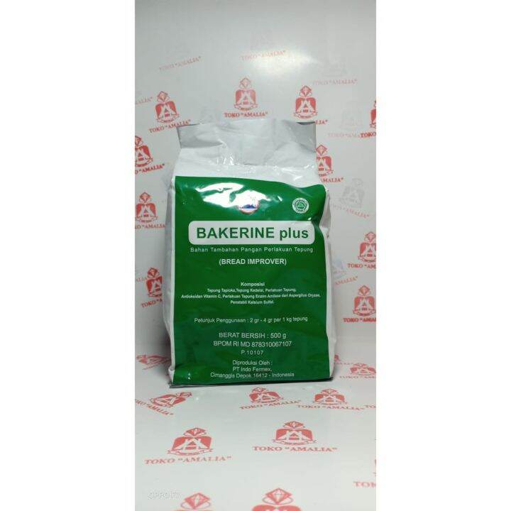 BAKERINE PLUS 500GR - BAKERIN PLUS BREAD IMPROVER (Pelembut Roti ...