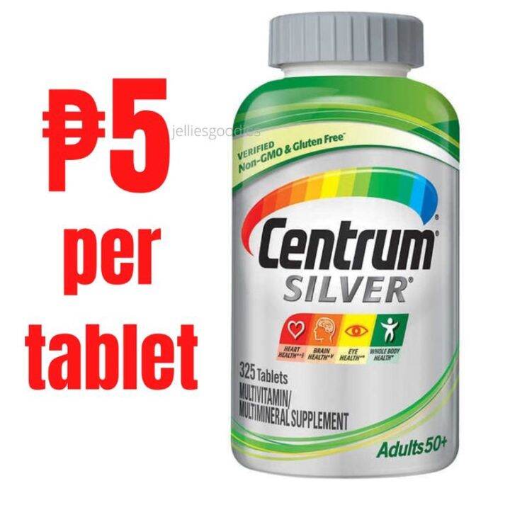 Centrum Silver Adults Multivitamin Centrum Tablets for 50+ Centrum ...