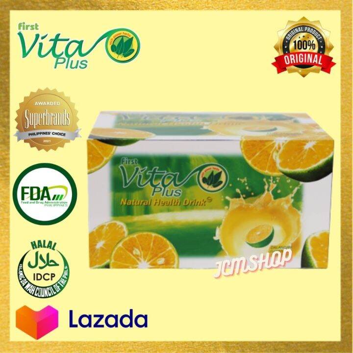 100% Original First Vita Plus Dalandan Natural Health Drink Sweetened Drink Mix | Lazada PH