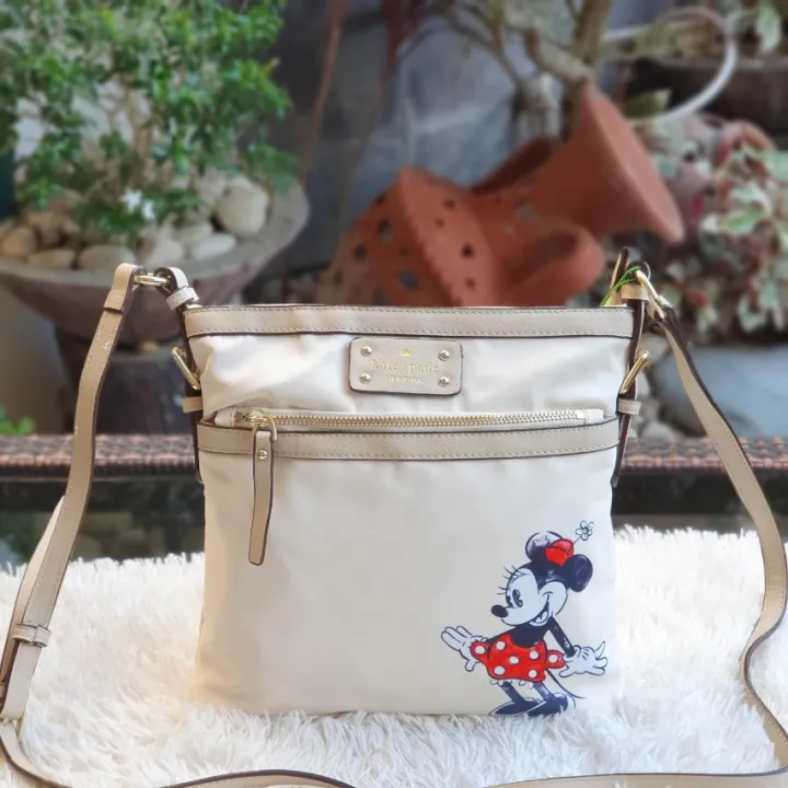 Kate Spade Minnie Mouse Print with Patch Logo - Beige Classic File ...