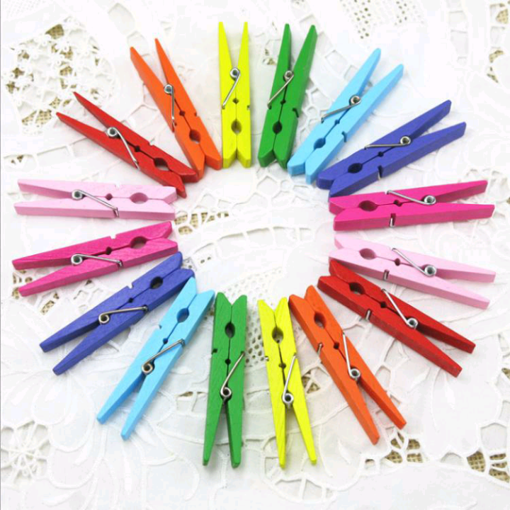 JEPITAN KAYU WARNA-WARNI (12 pcs) | Lazada Indonesia