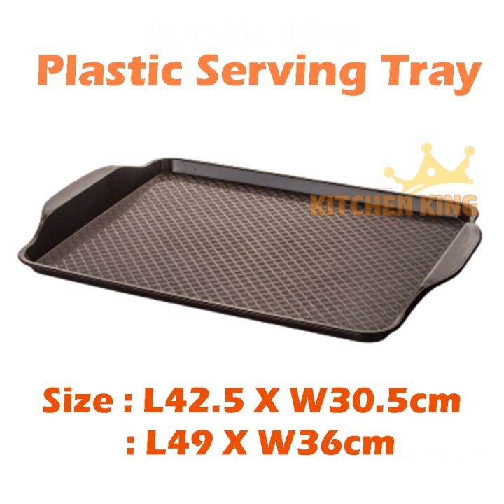 Plastic Serving Tray Rectangle Shape Kitchen Tray Serving Tray Dulang ...