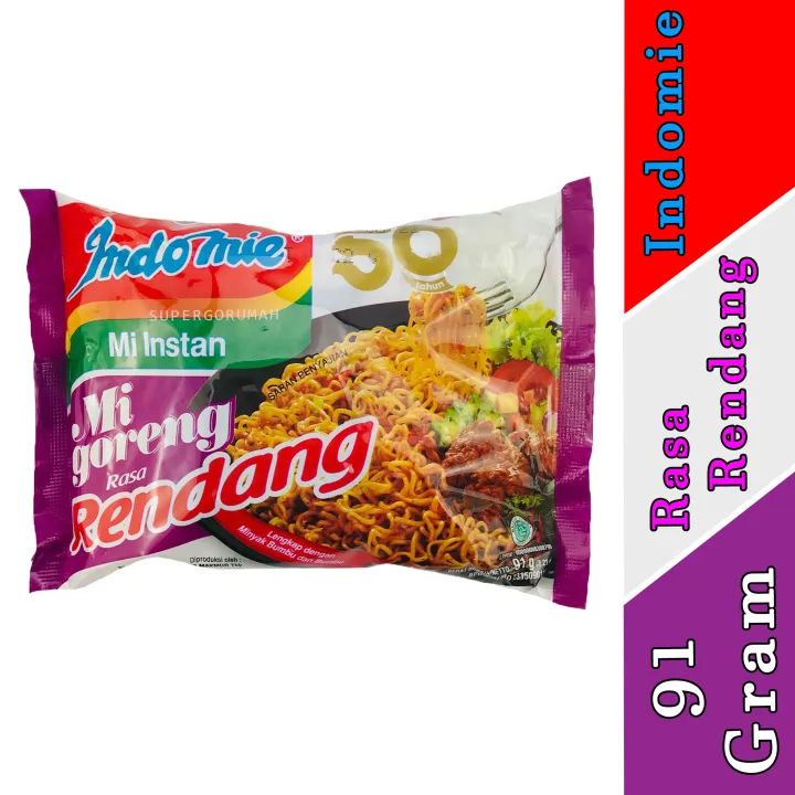 Indomie - mie instan - rasa rendang - 91 g | Lazada Indonesia Indomie - mie instan - rasa rendang - 91 g | Lazada Indonesia