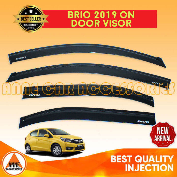 Window Rain Visor for Honda Brio 2019 2020 2021 2022 2023 Injection ...