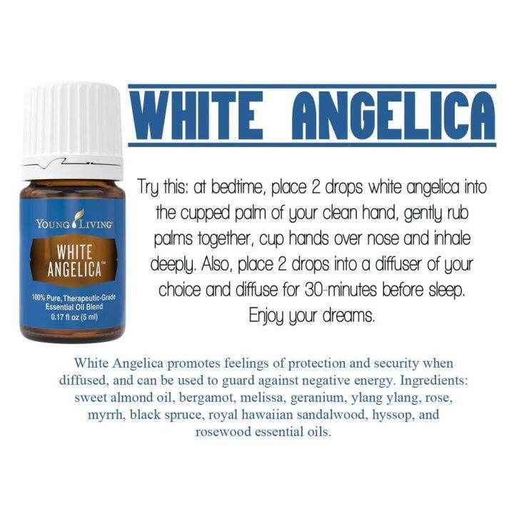 ESSENTIAL OIL BLEND WHITE ANGELICA | Lazada