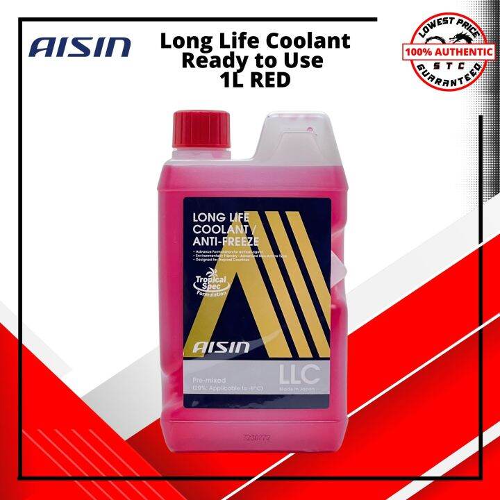 Aisin Long-Life Coolant Ready to Use Red 1L | Lazada PH