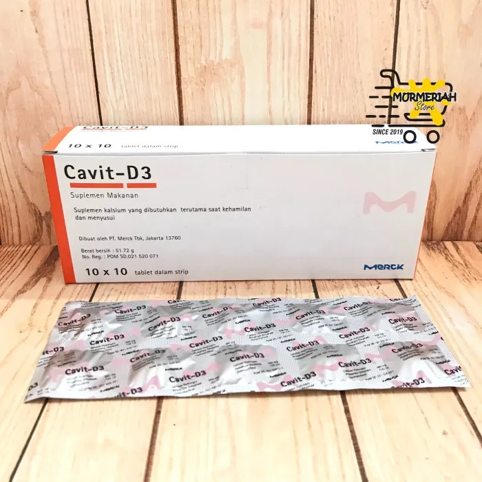 Cavit D3 strip 10 tablet - Vitamin D3 Suplemen Kalsium | Lazada Indonesia